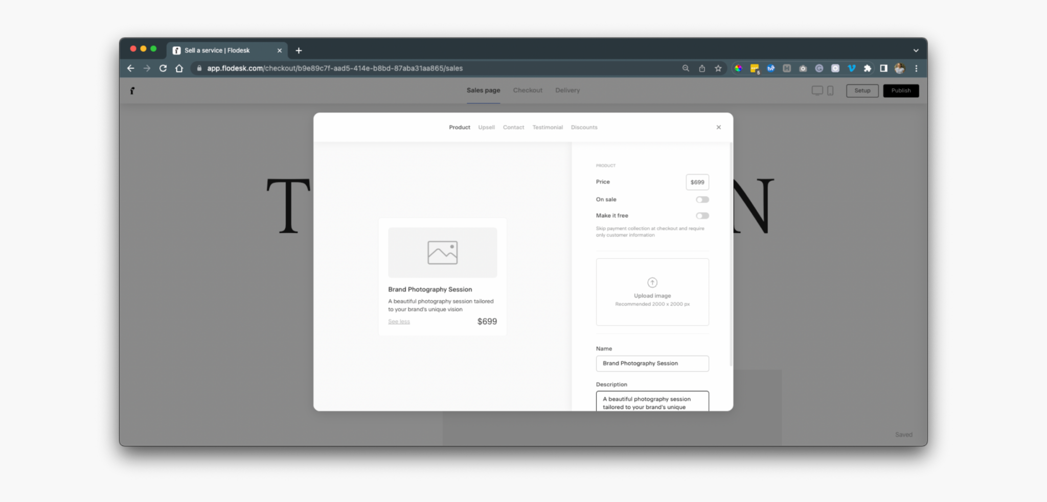 Flodesk Checkout Tutorial for Service Providers